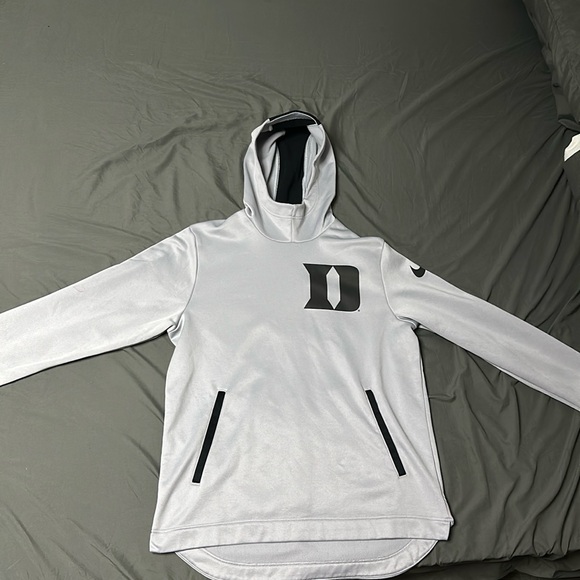 Nike | Shirts | Light Grey Duke Nike Hoodie Mens Size Medium | Poshmark
